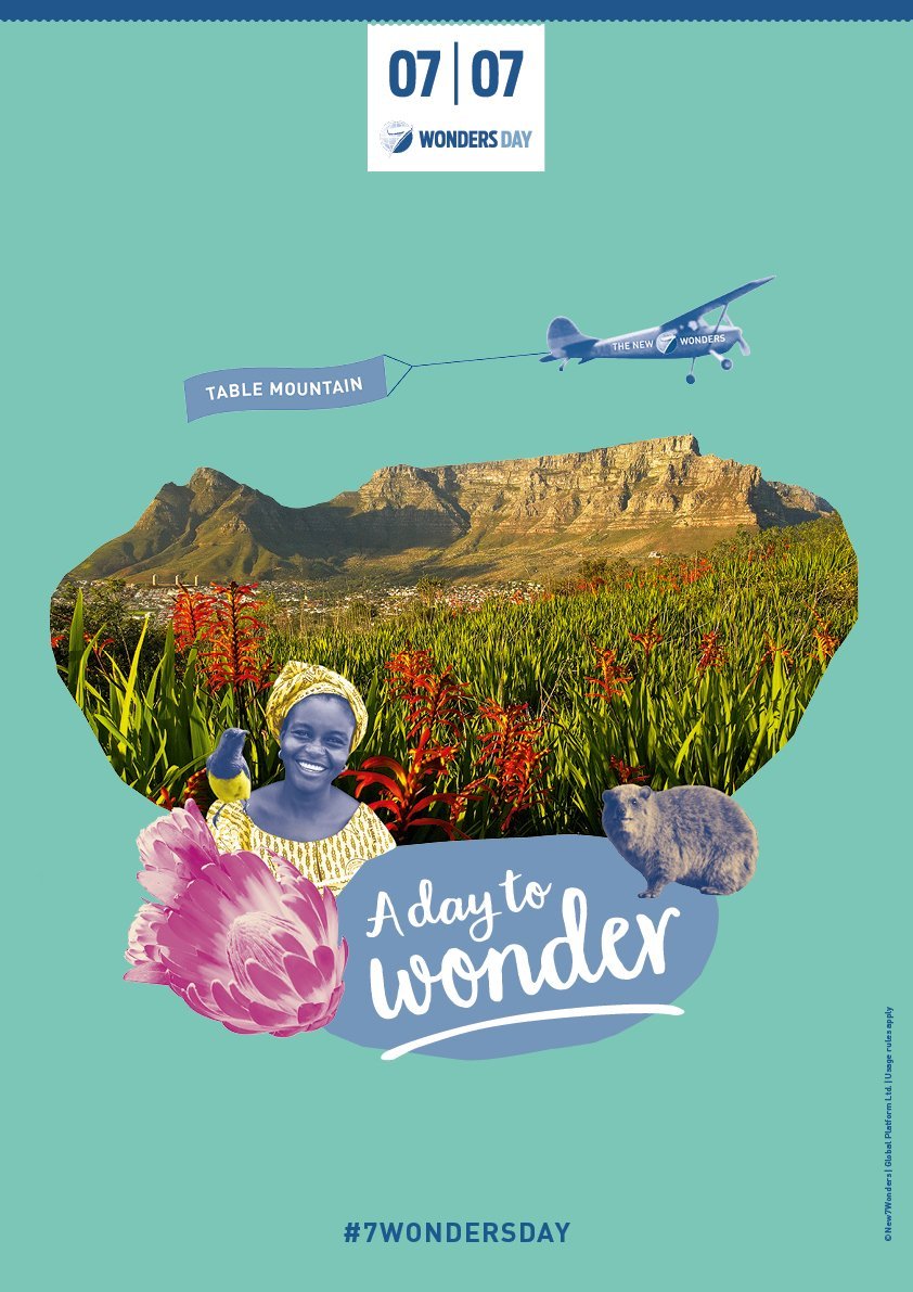Presenting the 7Wonders Day Poster Collection | About New7Wonders