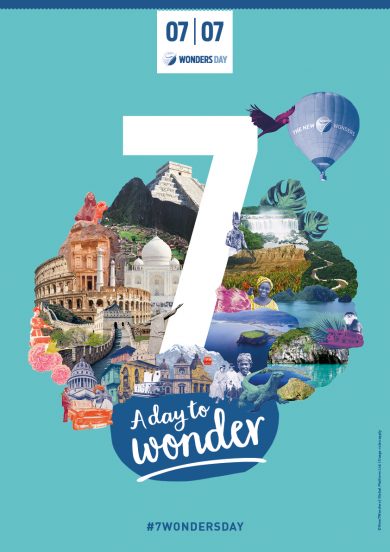 Presenting the 7Wonders Day Poster Collection | About New7Wonders